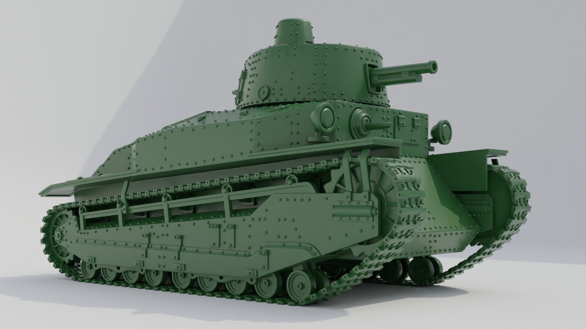Medium Tank Type 89A I-Go + 2 Tankmen (Japan, WW2) by Wargame3D ...