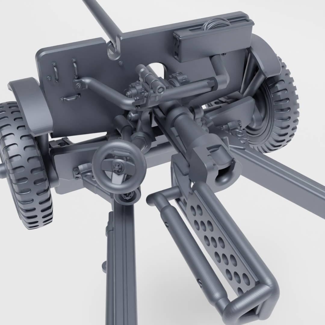 Cannon 37mm M3A1 AT gun (US, WW2) by Wargame3D - Wargaming3D