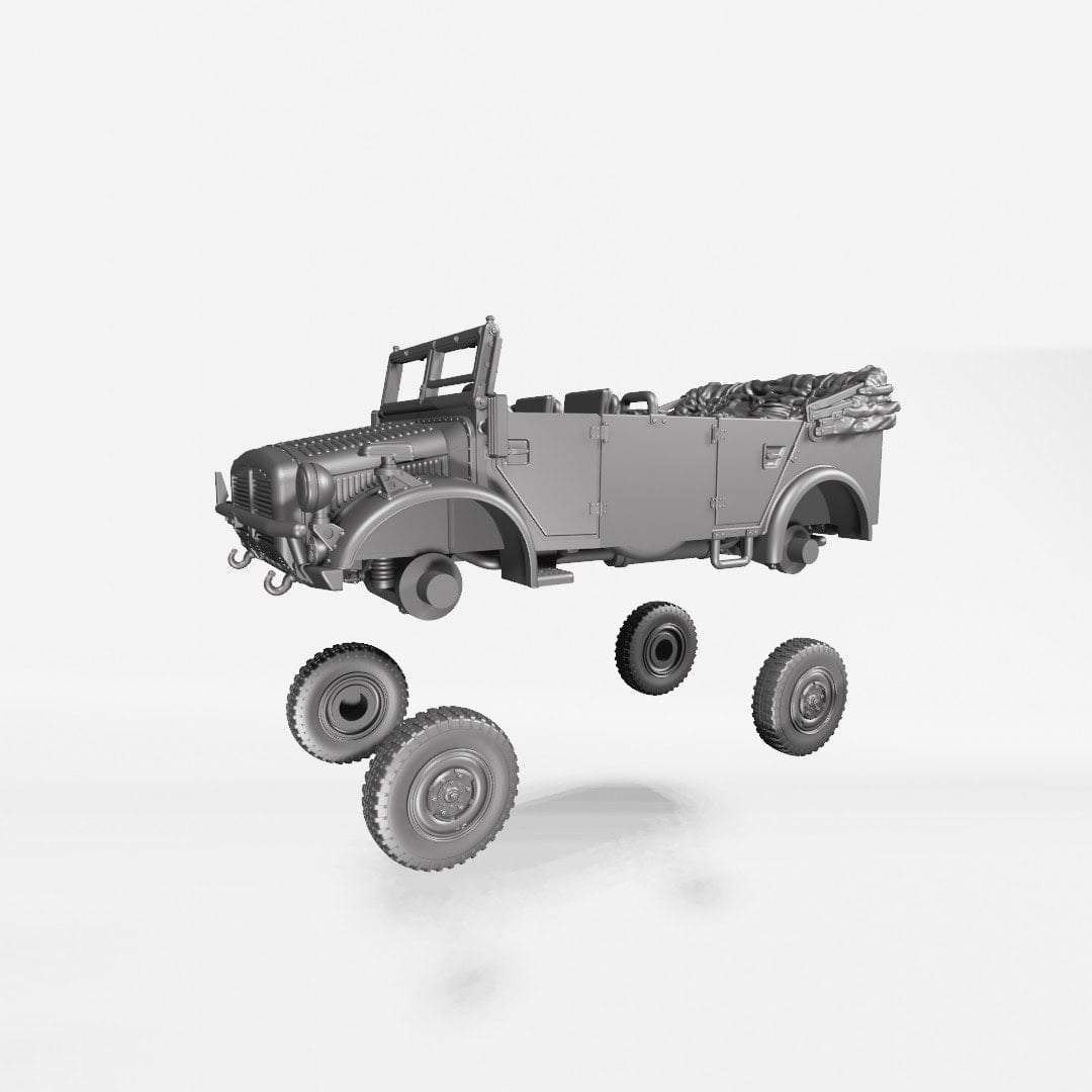 Horch 108 Type 40 (open and closed) (Germany, WW2) by Wargame3D ...