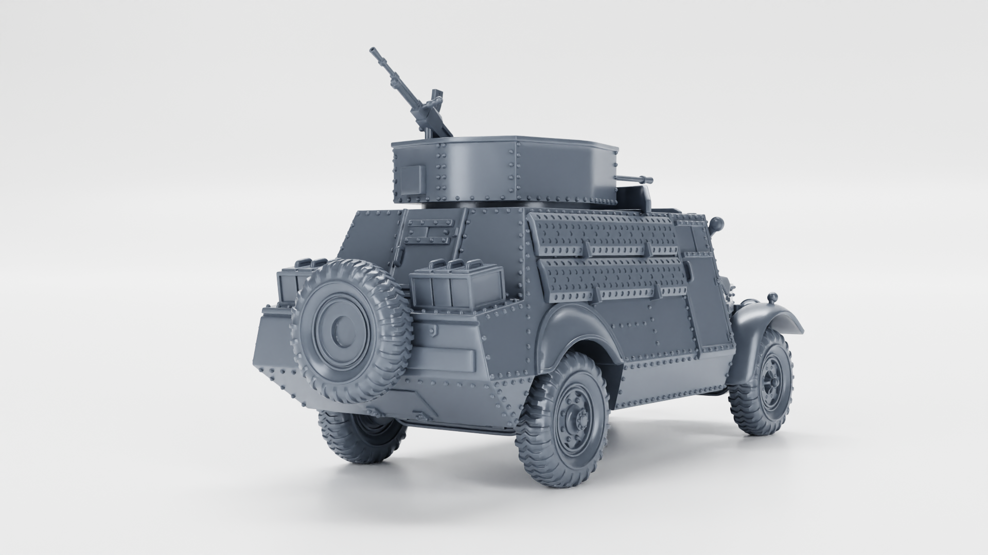 Morris CS9 Armoured Car (UK, WW2) by Wargame3D - Wargaming3D
