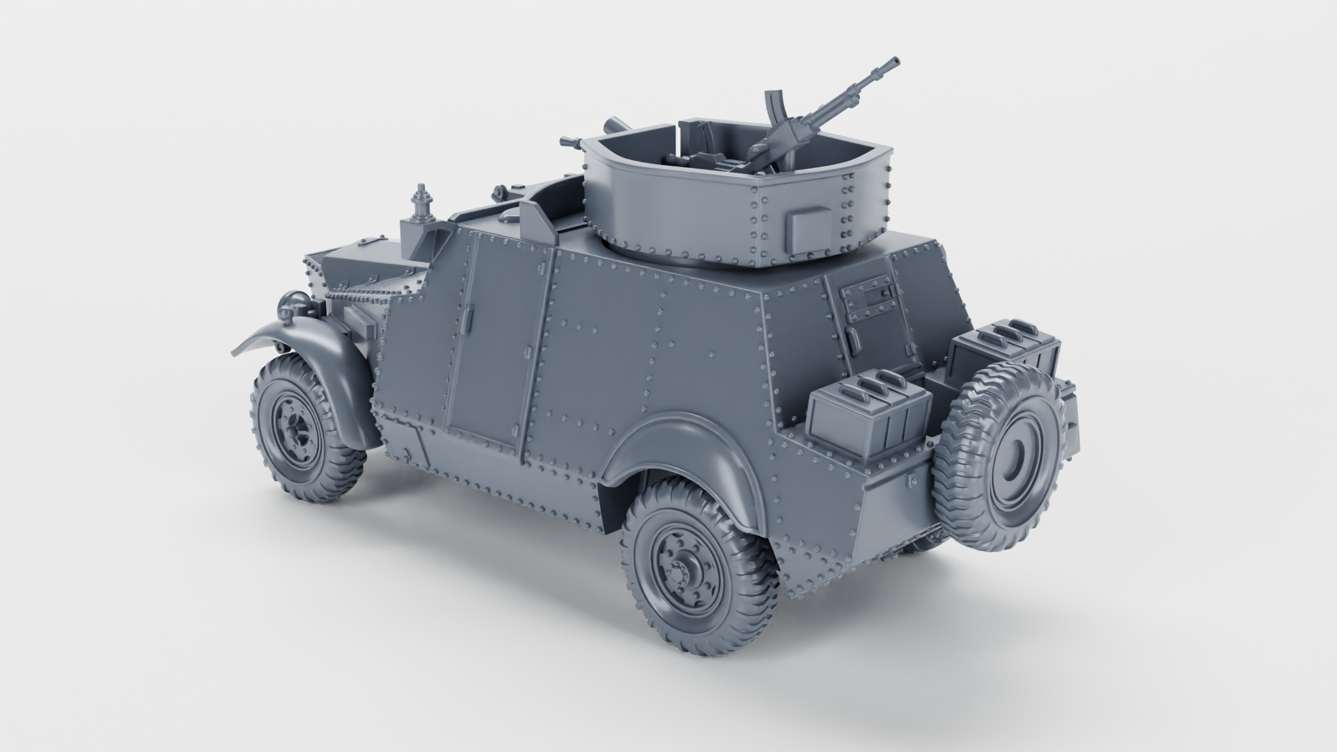 Morris CS9 Armoured Car (UK, WW2) by Wargame3D - Wargaming3D
