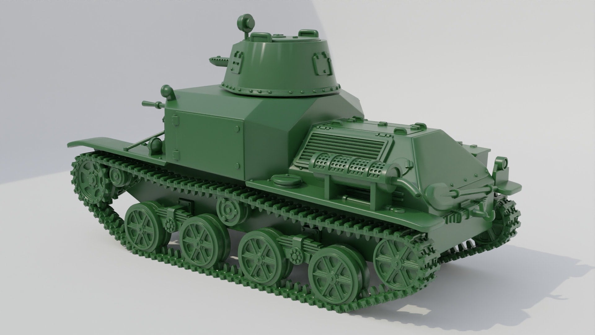 Tankette Type 92 Jyu-Sokosha (early+late) + 2 Tankmen (Japan, WW2) by ...