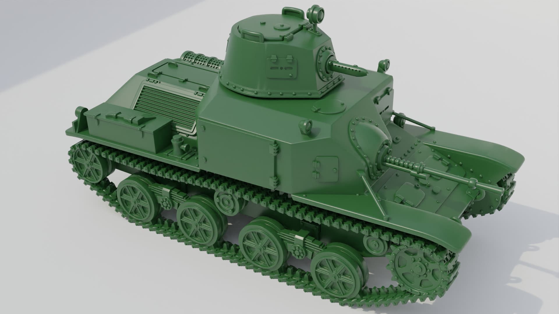 Tankette Type 92 Jyu-Sokosha (early+late) + 2 Tankmen (Japan, WW2) by ...