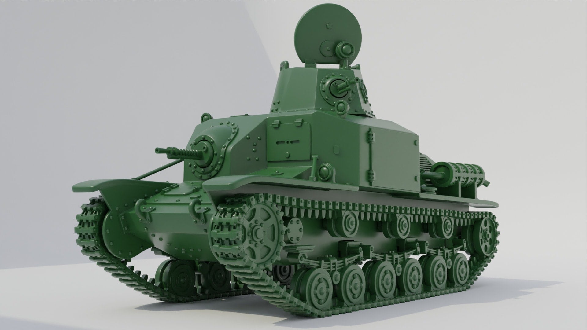 Tankette Type 92 Jyu-Sokosha (early+late) + 2 Tankmen (Japan, WW2) by ...