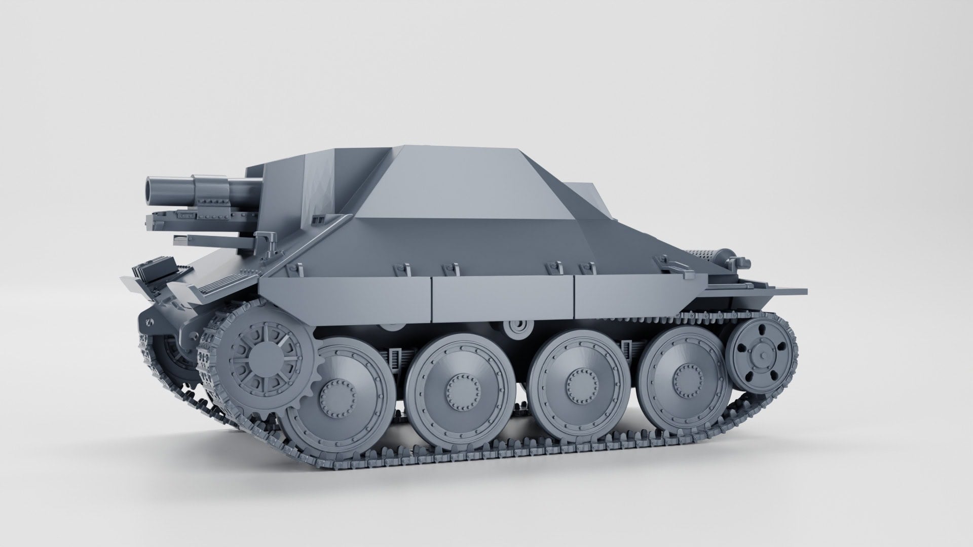 15cm sIG 33/2 (Sf.) auf Jagdpanzer 38(t) (Germany, WW2) by Wargame3D ...