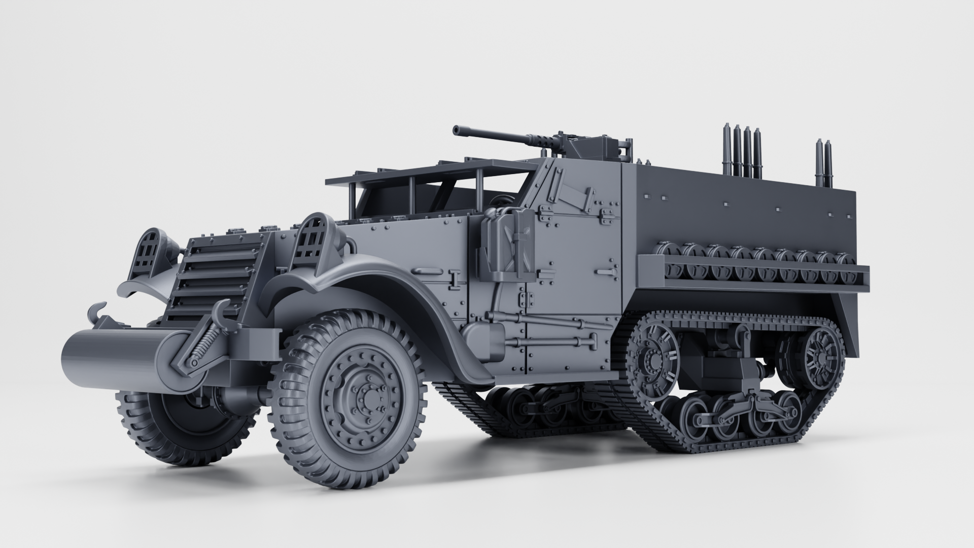 M5 Half track (US, WW2) by Wargame3D - Wargaming3D