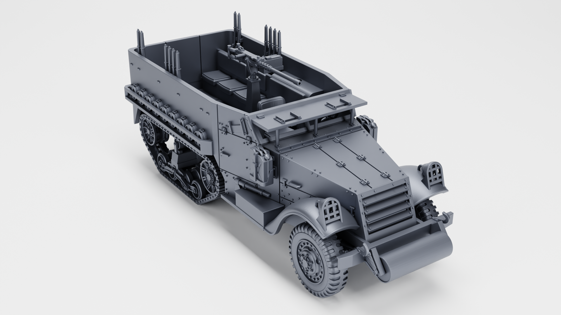M5 Half track (US, WW2) by Wargame3D - Wargaming3D