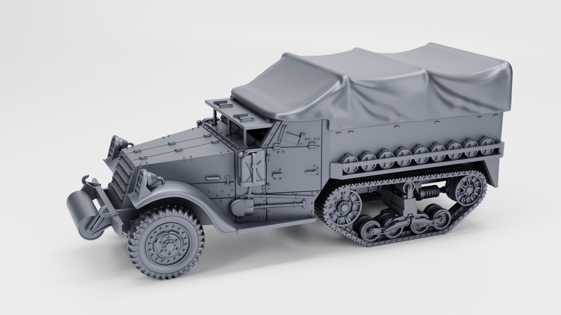 M5 Half track (US, WW2) by Wargame3D - Wargaming3D