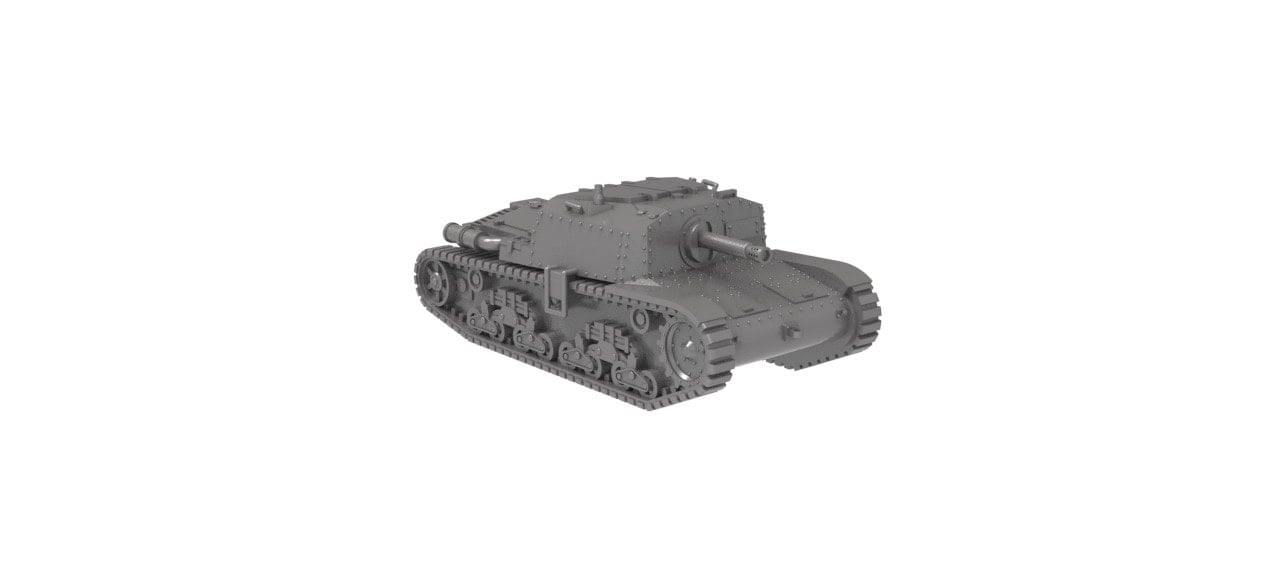 SPG Semovente da 75/18 (Italy, WW2) by Wargame3D - Wargaming3D