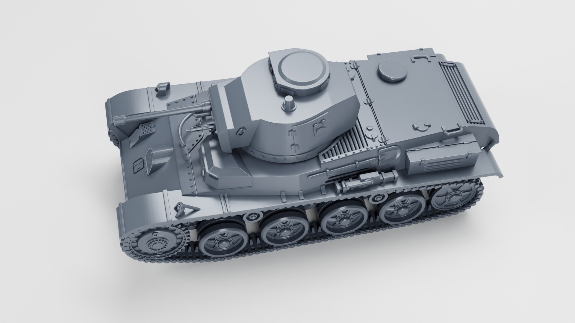 Stridsvagn L-60 m/38 (L-60A, S-I) (Sweden, WW2) by Wargame3D - Wargaming3D