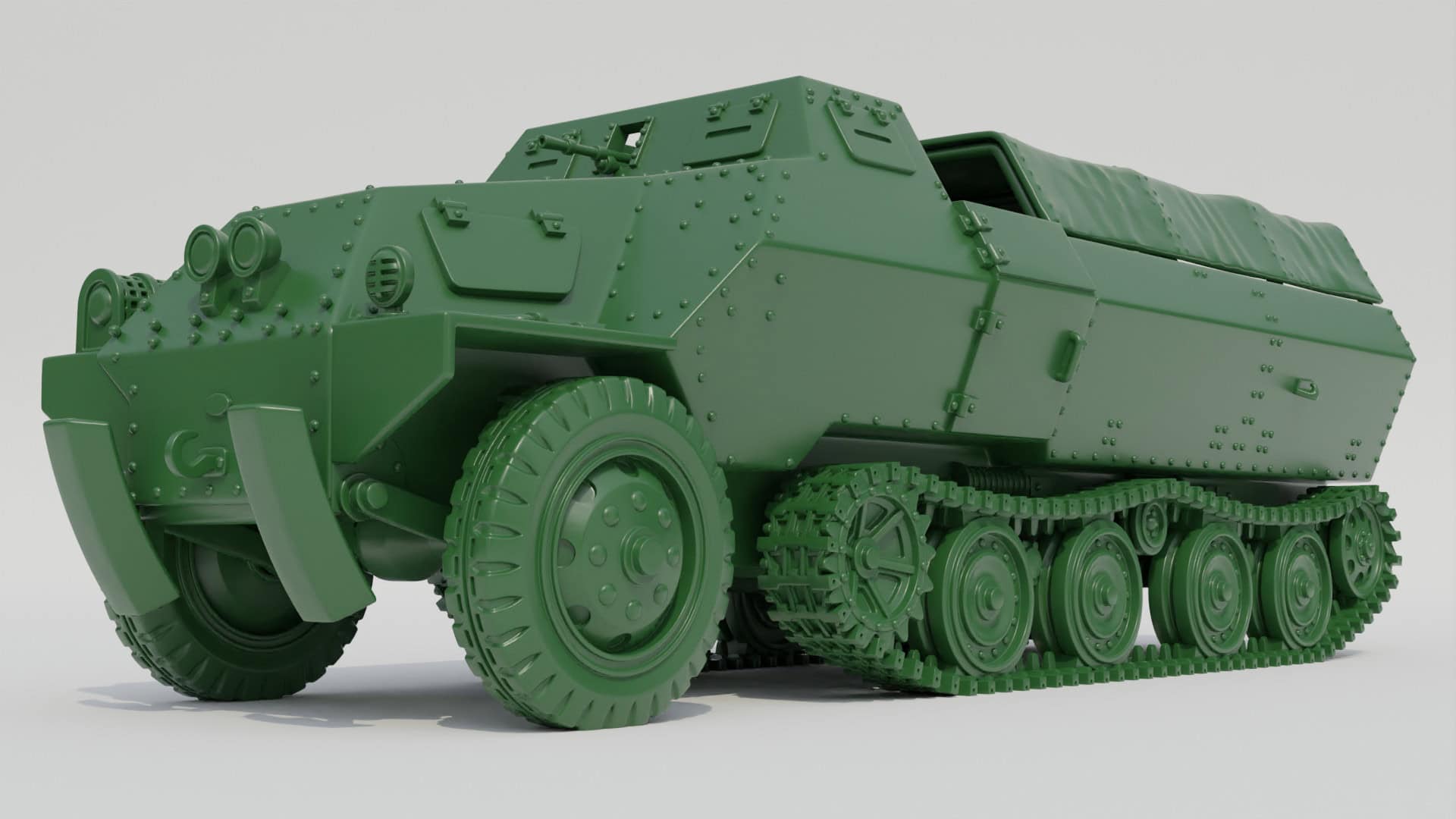 Type 1 Ho-Ha Half-track (Japan, WW2) by Wargame3D - Wargaming3D