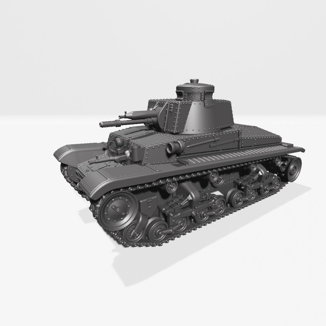 Light Tank CKD LT vz.35 (Skoda) (Czech, WW2) by Wargame3D - Wargaming3D