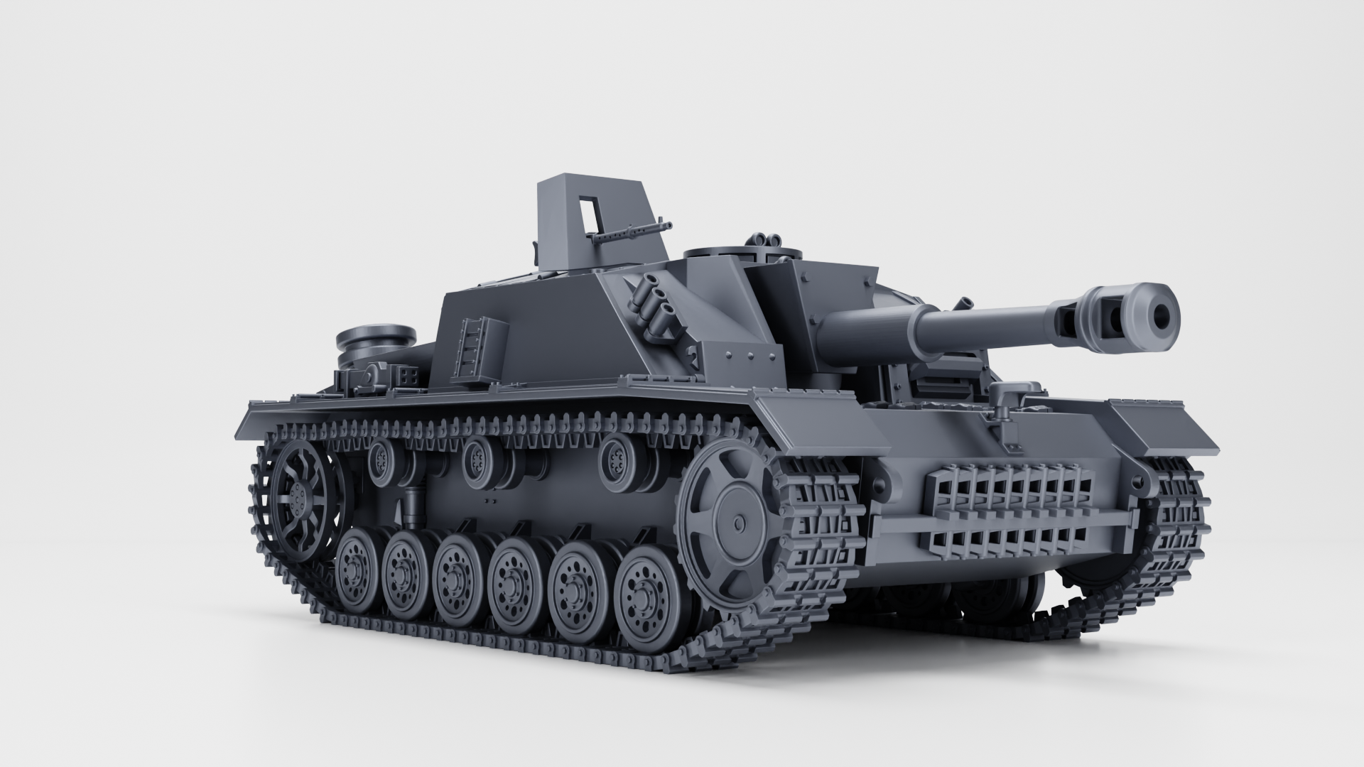 STUH 42 (Sturmhaubitze 42 Ausf.G) + 3 Tankmen + side armor (Germany ...