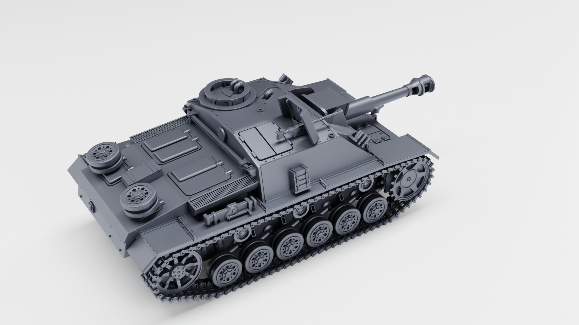STUH 42 (Sturmhaubitze 42 Ausf.G) + 3 Tankmen + side armor (Germany ...