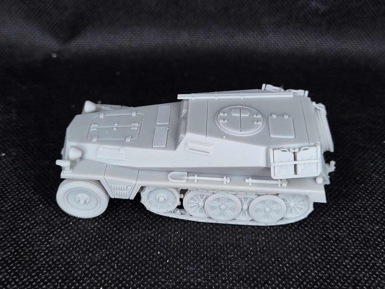 Half-track Sd.Kfz.253 Observation vehicle + 2 Tankmen (Germany, WW2) by ...