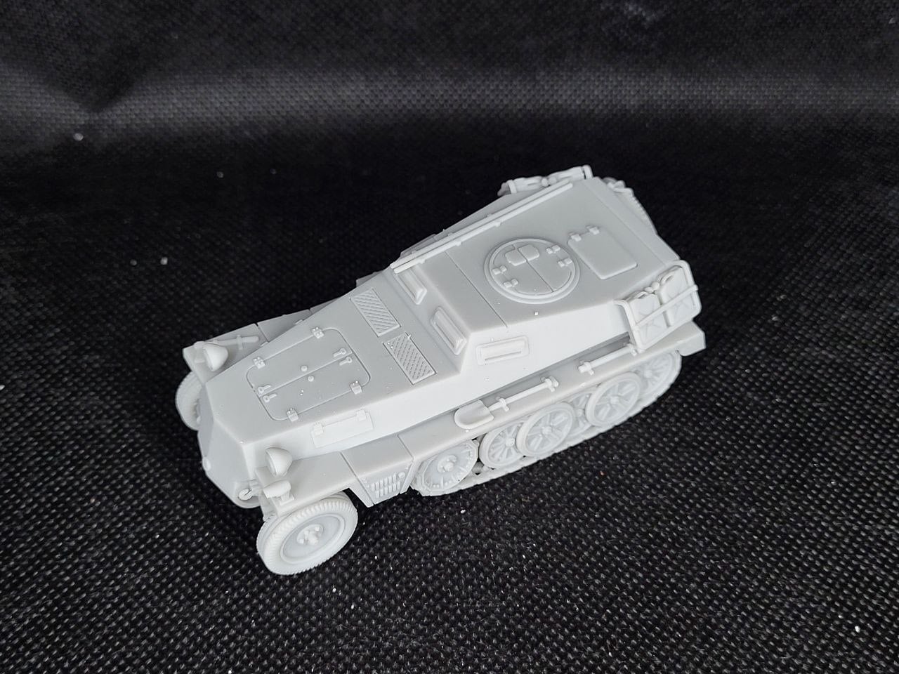 Half-track Sd.Kfz.253 Observation vehicle + 2 Tankmen (Germany, WW2) by ...