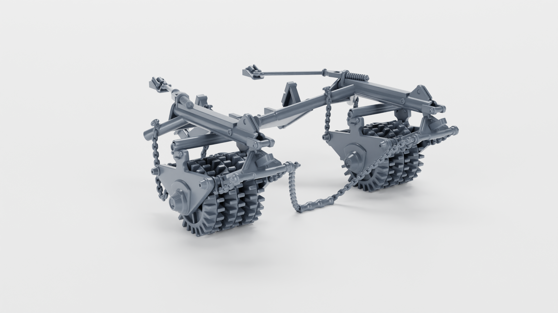 T-62M Tank + KMT-5 mine sweeper (USSR, Cold War) (1:56 and 1:100 scale ...