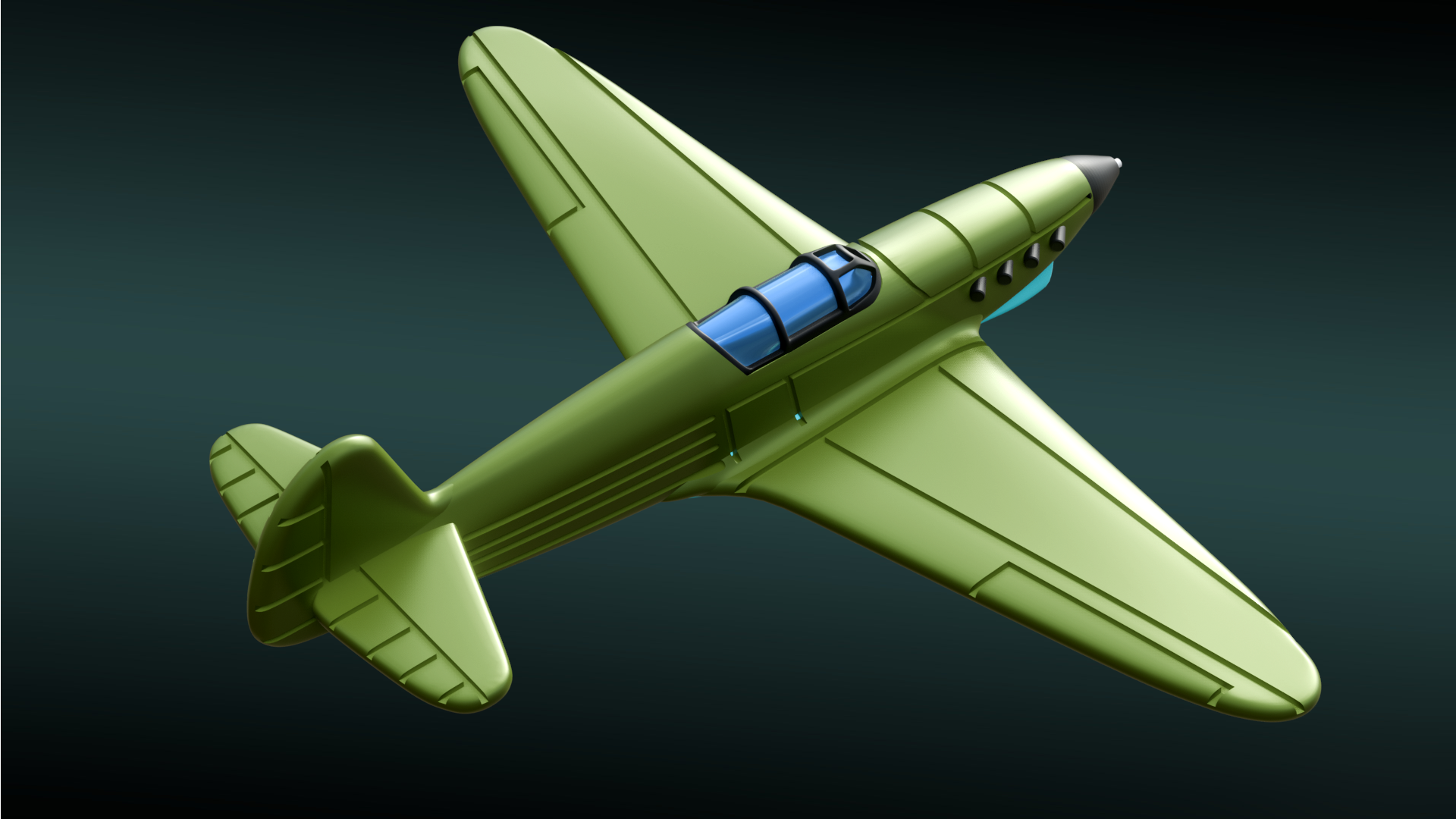 Yakovlev Yak-1 (USSR, WW2) by Wargame3D - Wargaming3D