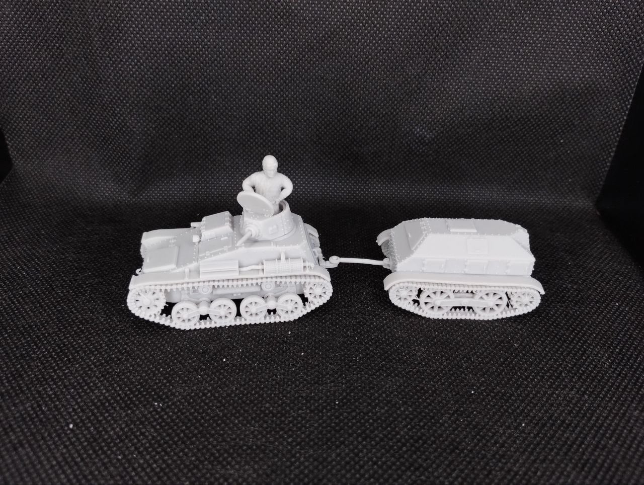 Type 94 Tankette (early) + Trailer + 2 Tankmen (Japan, WW2) by ...