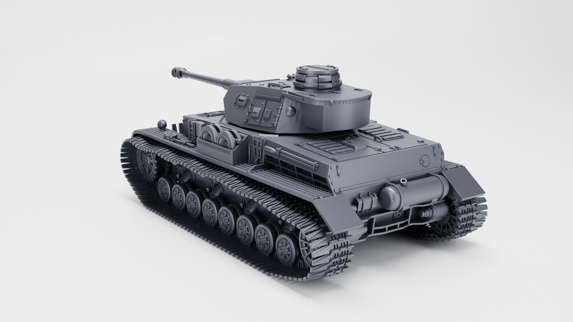 Panzer IV Ausf.G + 3 Tankmen (standard + winter edition) (Germany, WW2 ...