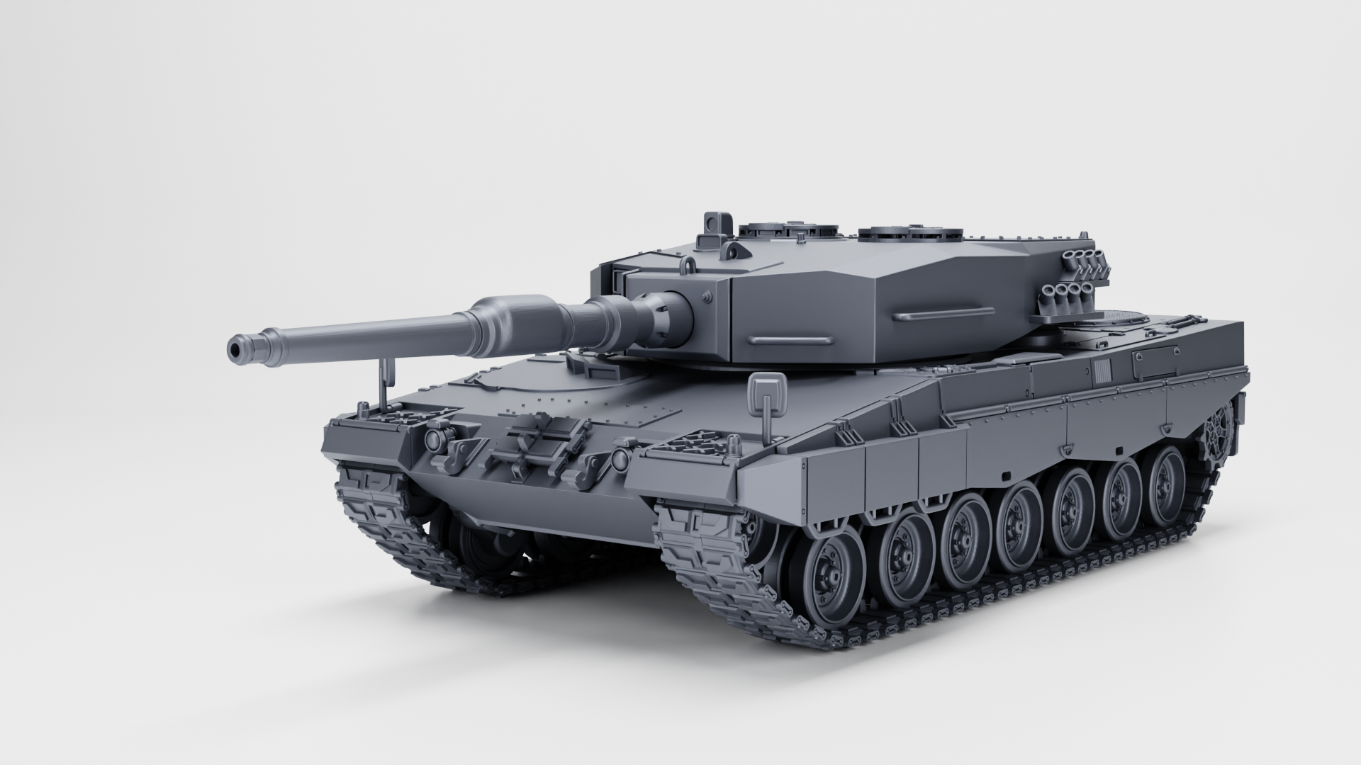 Leopard 2A1 (Germany, Cold war) (scale 1:56 and 1:100) by Wargame3D ...