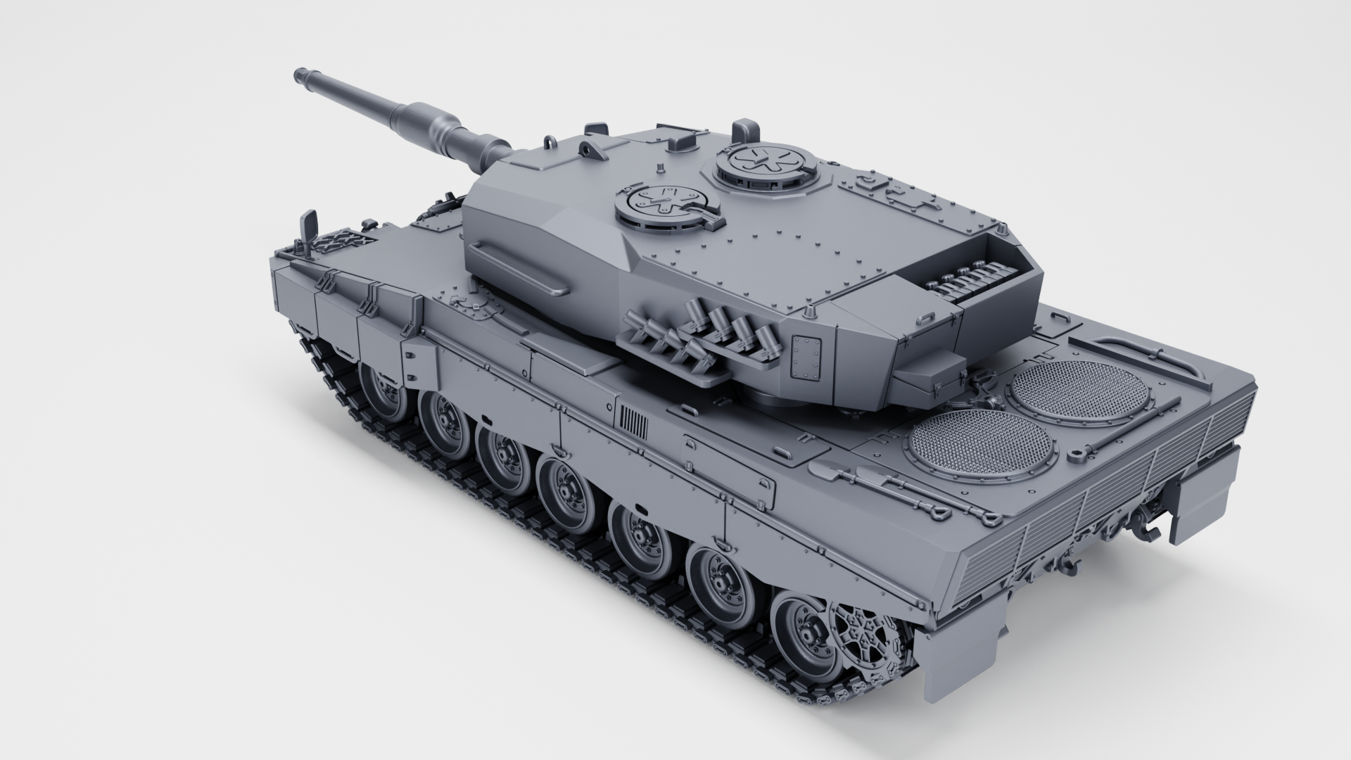 Leopard 2A1 (Germany, Cold war) (scale 1:56 and 1:100) by Wargame3D ...