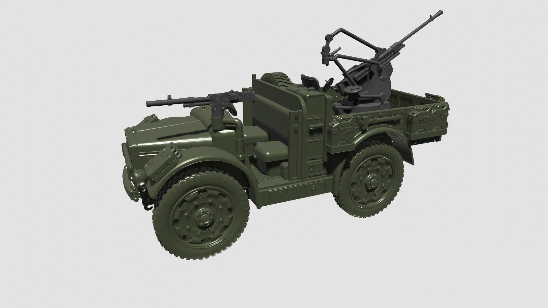 Fiat SPA TL37 + option with Breda 20/65 mod.35 (Italy, WW2) by ...