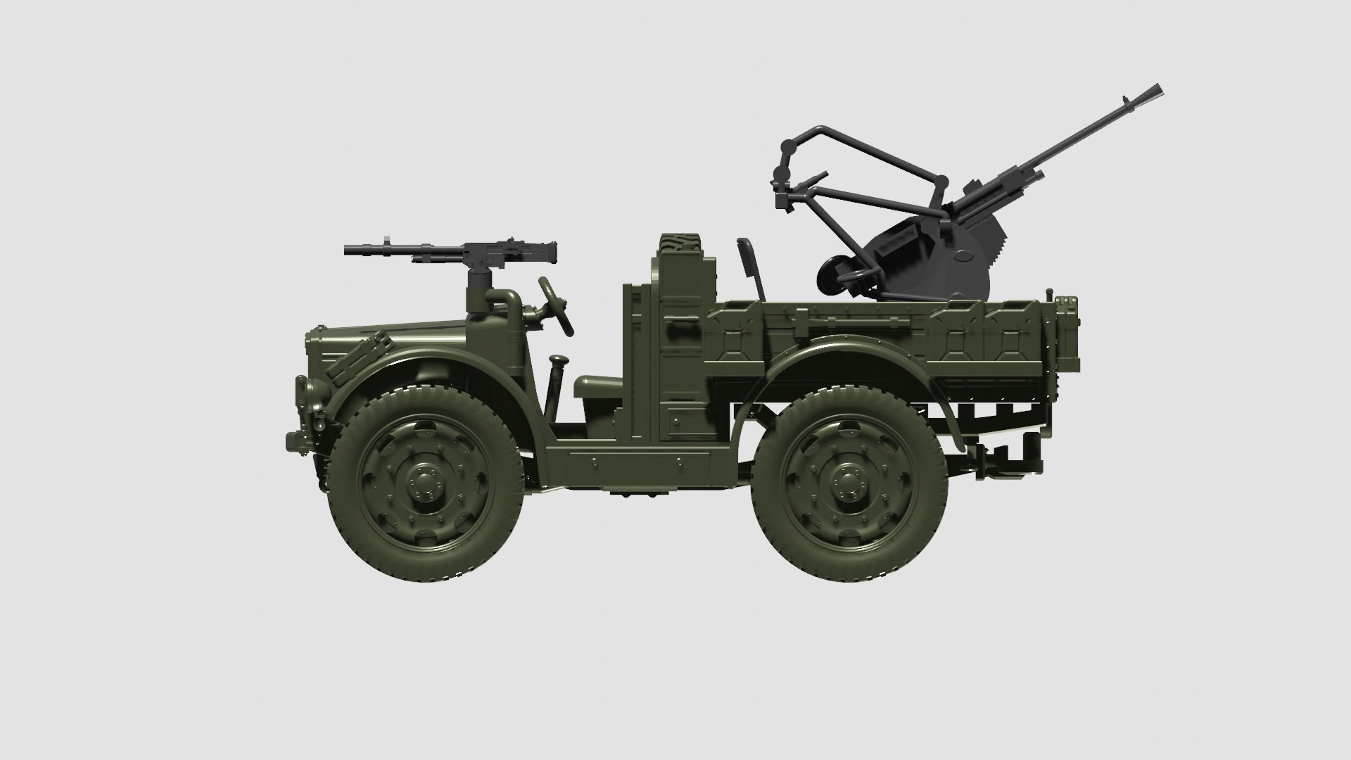 Fiat SPA TL37 + option with Breda 20/65 mod.35 (Italy, WW2) by ...