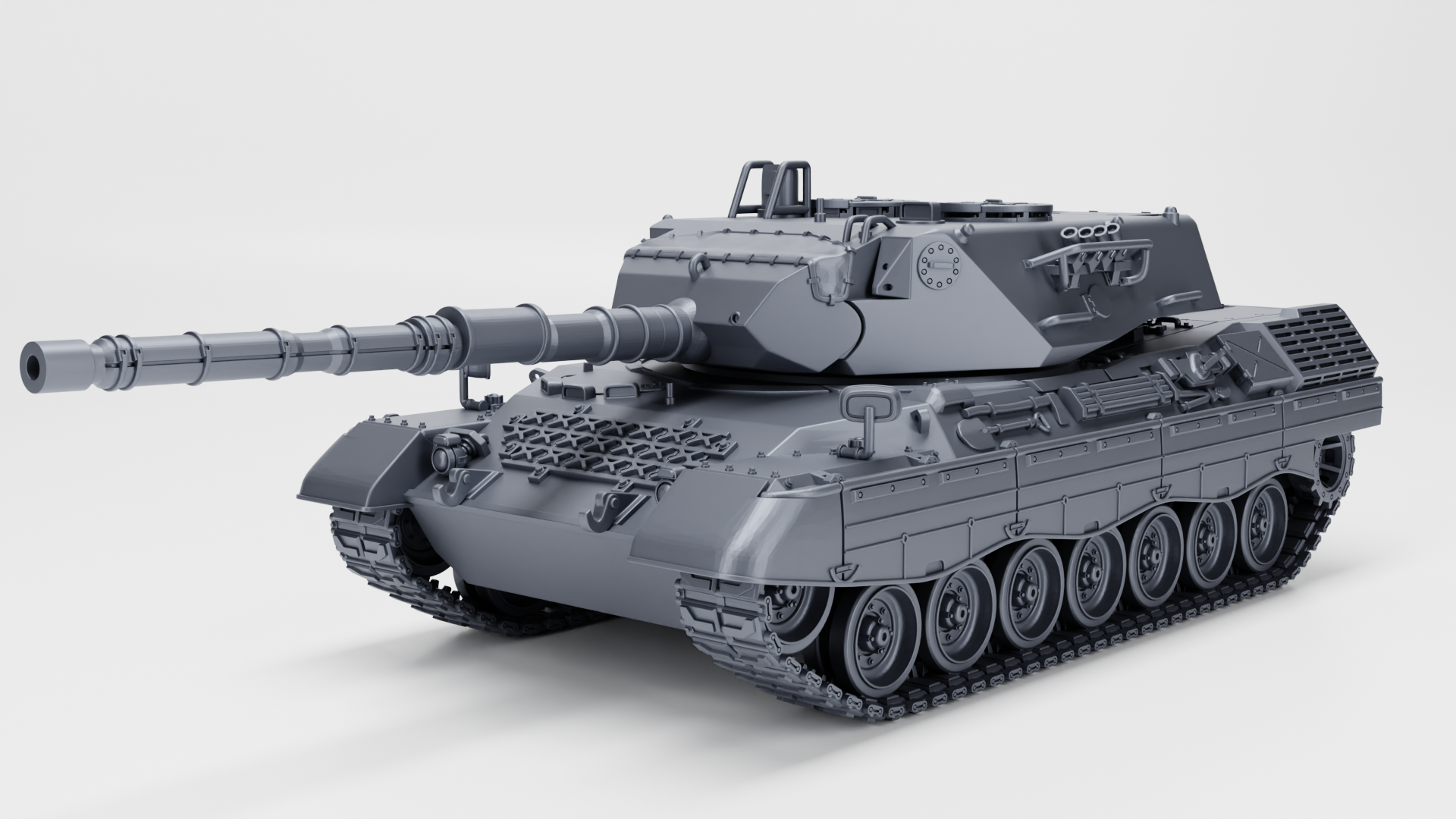 Leopard 1A4 (Germany, Cold war) (scale 1:56 and 1:100) by Wargame3D ...