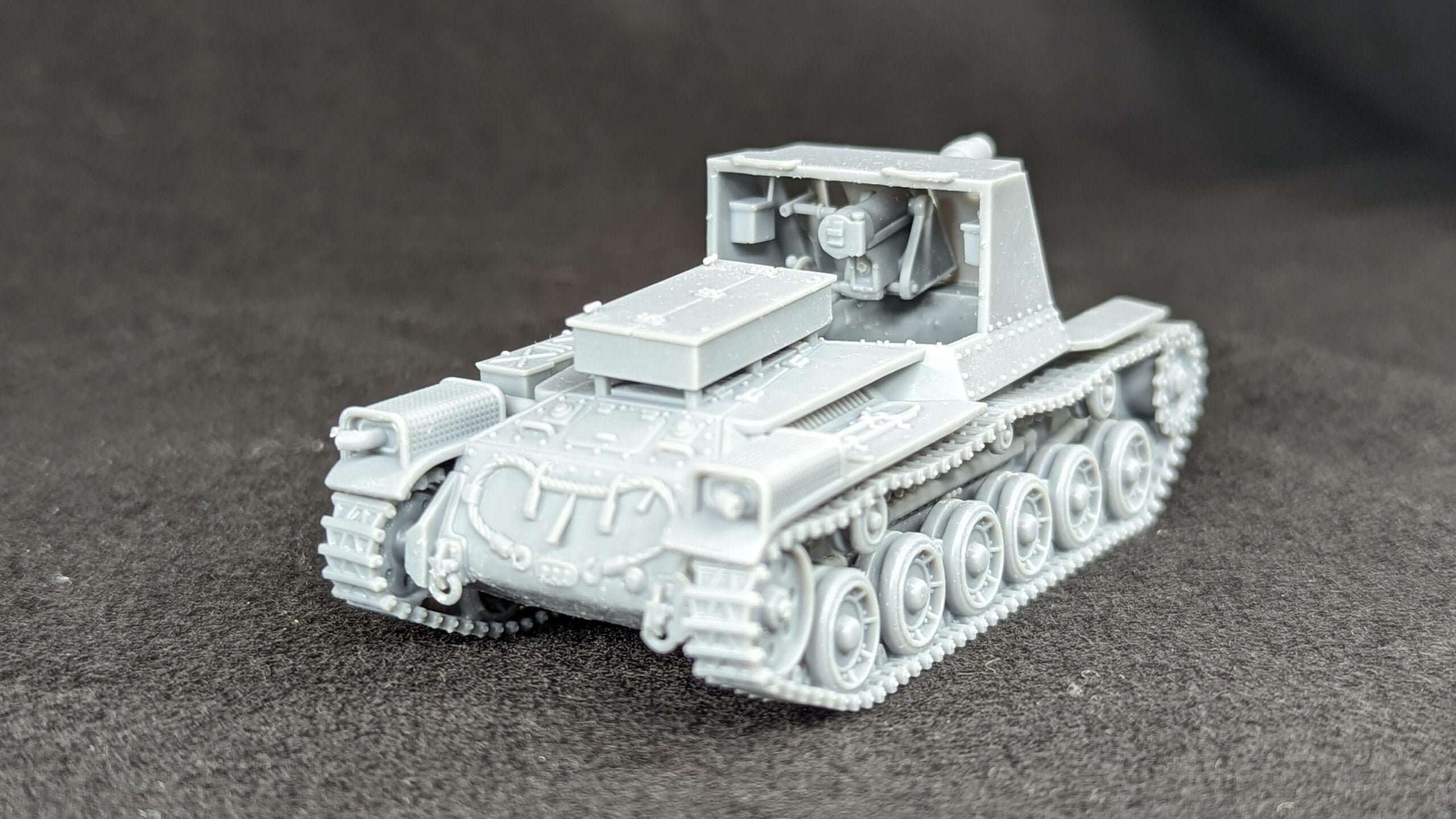 Type 4 Ho-Ro SPG + 1 Tankmen (Japan, WW2) by Wargame3D - Wargaming3D