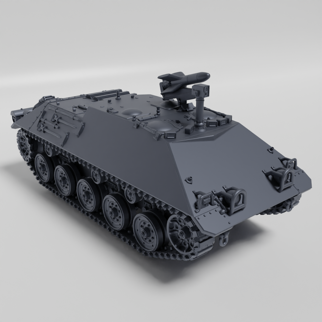 Raketenjagdpanzer 1 (Germany, Cold war) (scale 1:56 and 1:100) by ...