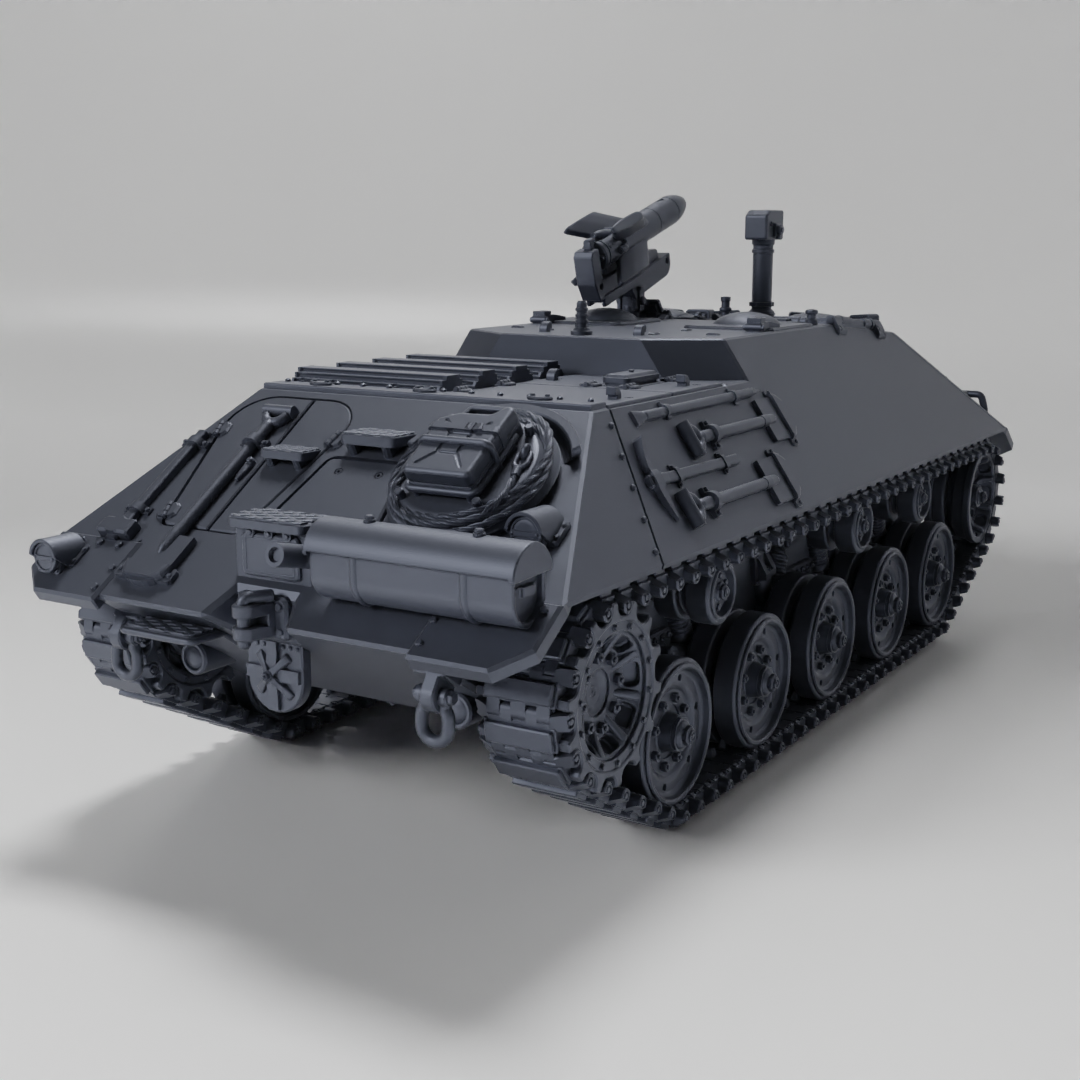 Raketenjagdpanzer 1 (Germany, Cold war) (scale 1:56 and 1:100) by ...
