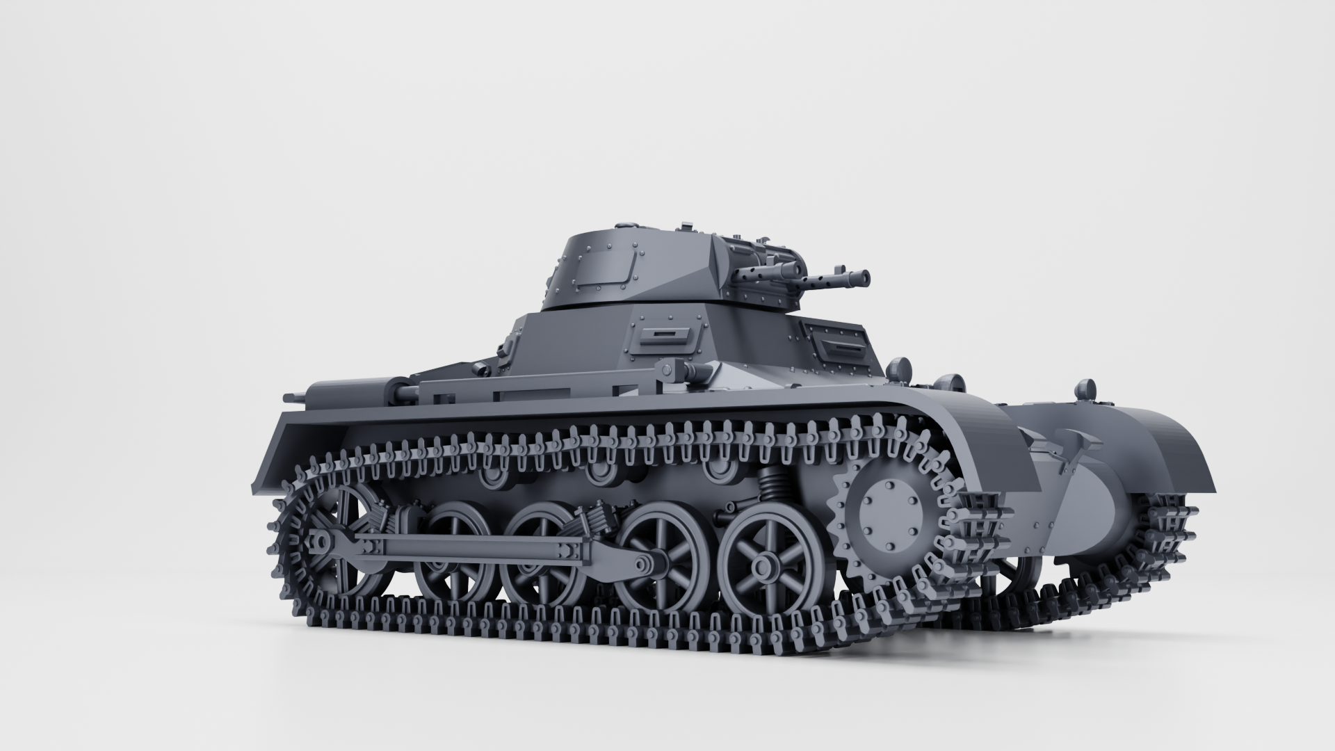 Pz.Kpfw I Ausf.A + Breda turret (Spanish civil war, 1936-1939) by ...