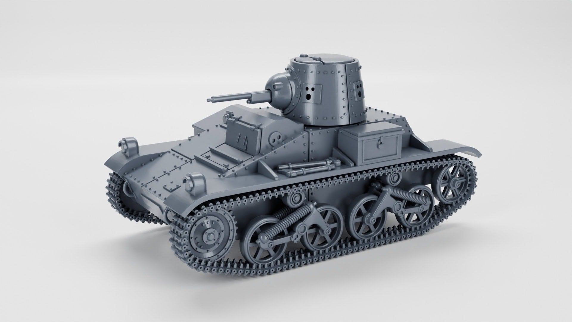 Vickers Light Tank T-15 (UK+Belgium, 1935, Interwar+WW2) by Wargame3D ...