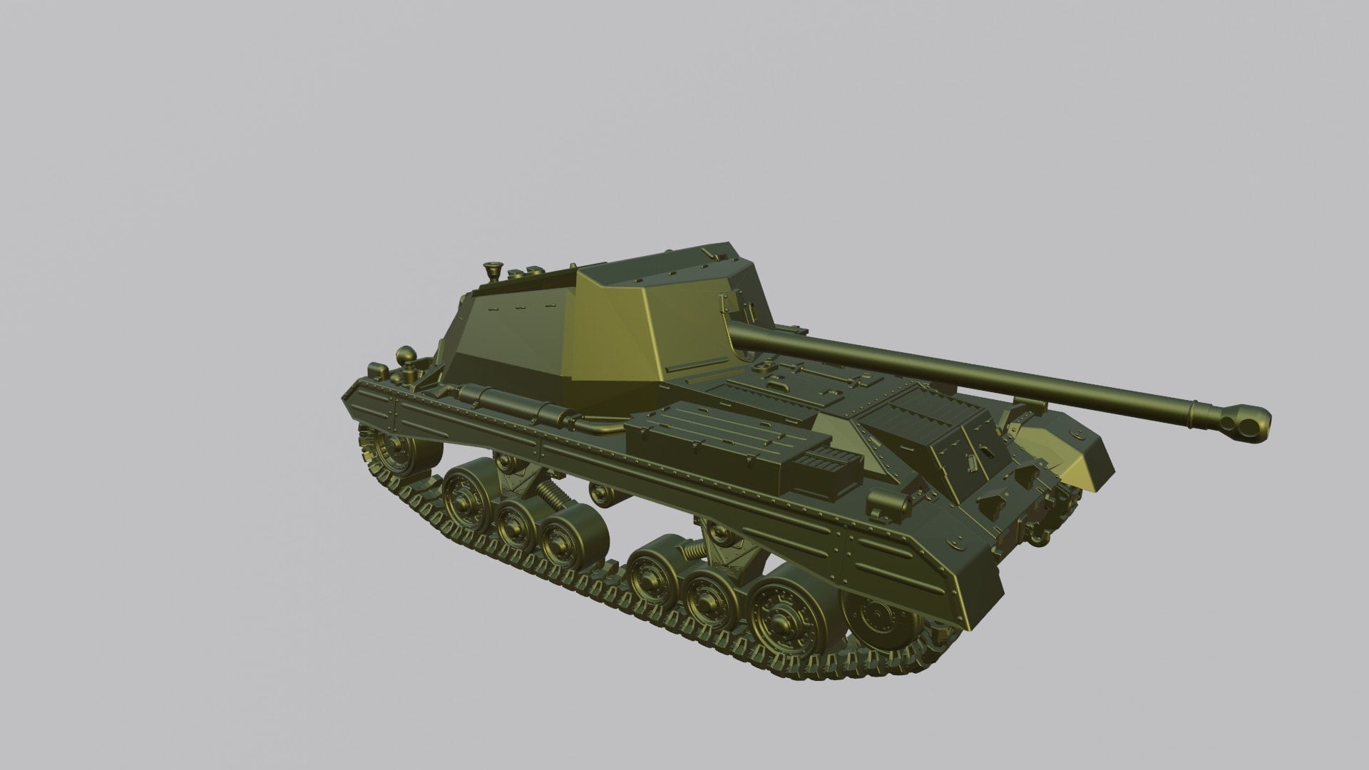 Archer, Self Propelled 17 Pdr Anti-tank gun (UK, WW2) by Wargame3D ...