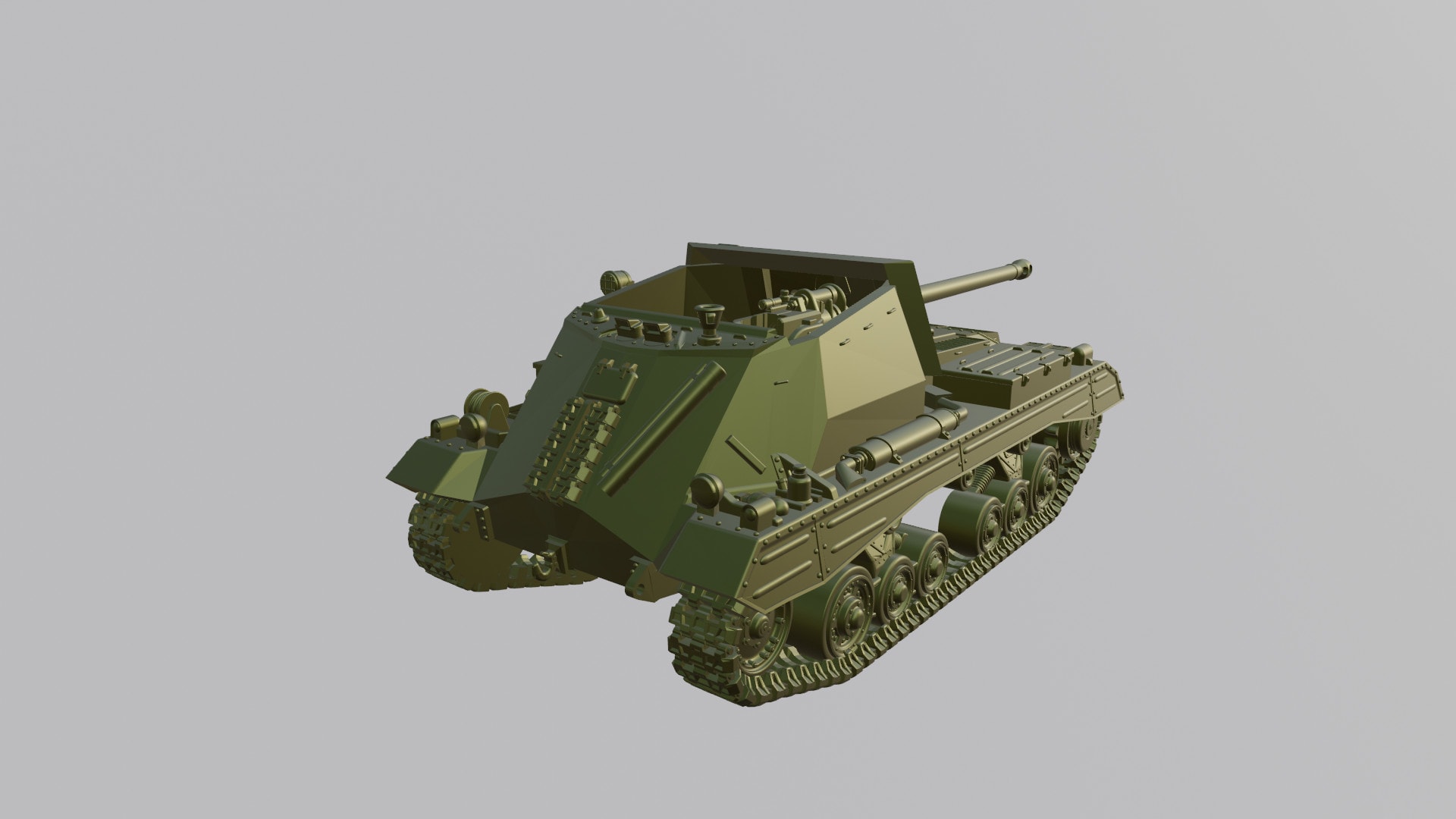 Archer, Self Propelled 17 Pdr Anti-tank gun (UK, WW2) by Wargame3D ...