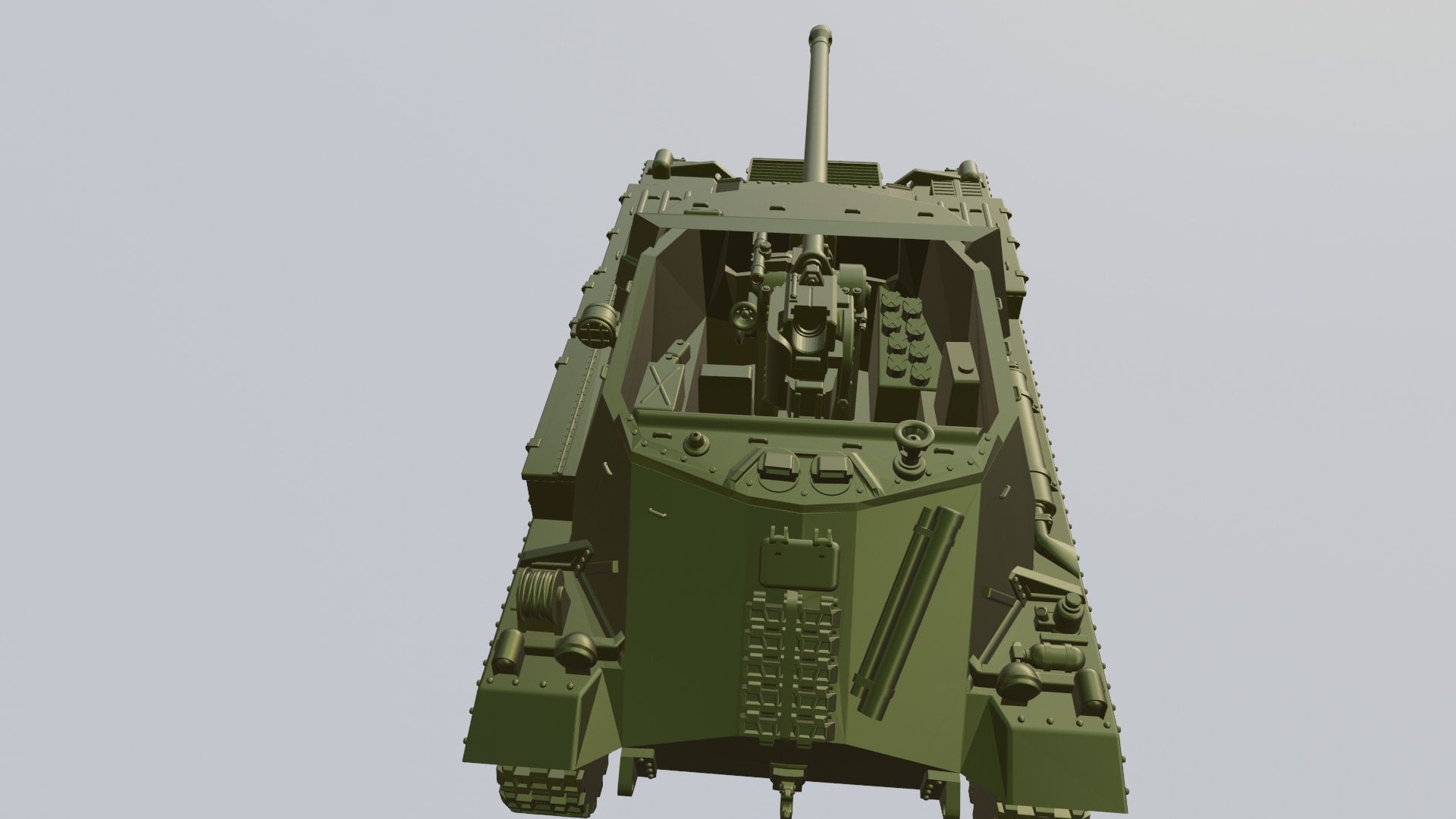 Archer, Self Propelled 17 Pdr Anti-tank gun (UK, WW2) by Wargame3D ...