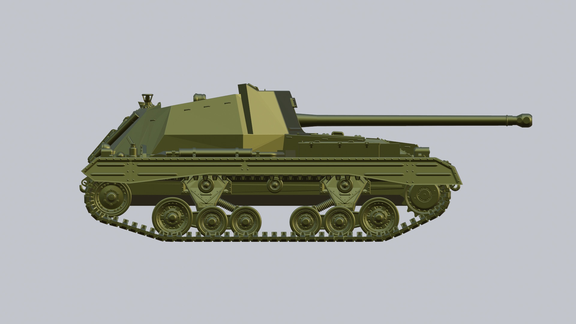 Archer, Self Propelled 17 Pdr Anti-tank gun (UK, WW2) by Wargame3D ...