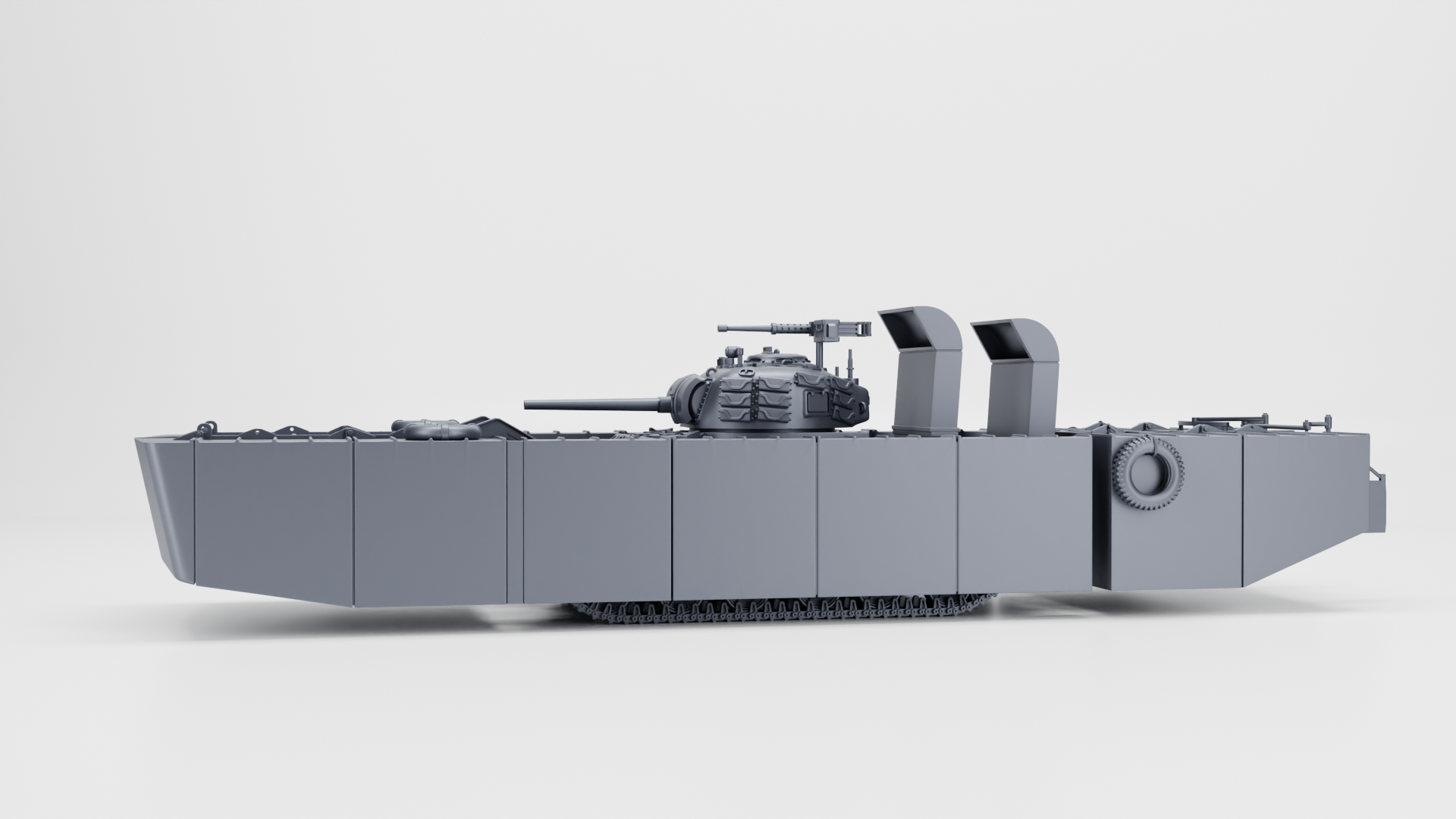 Sherman M4 with the T6 Flotation device (US, WW2) by Wargame3D ...