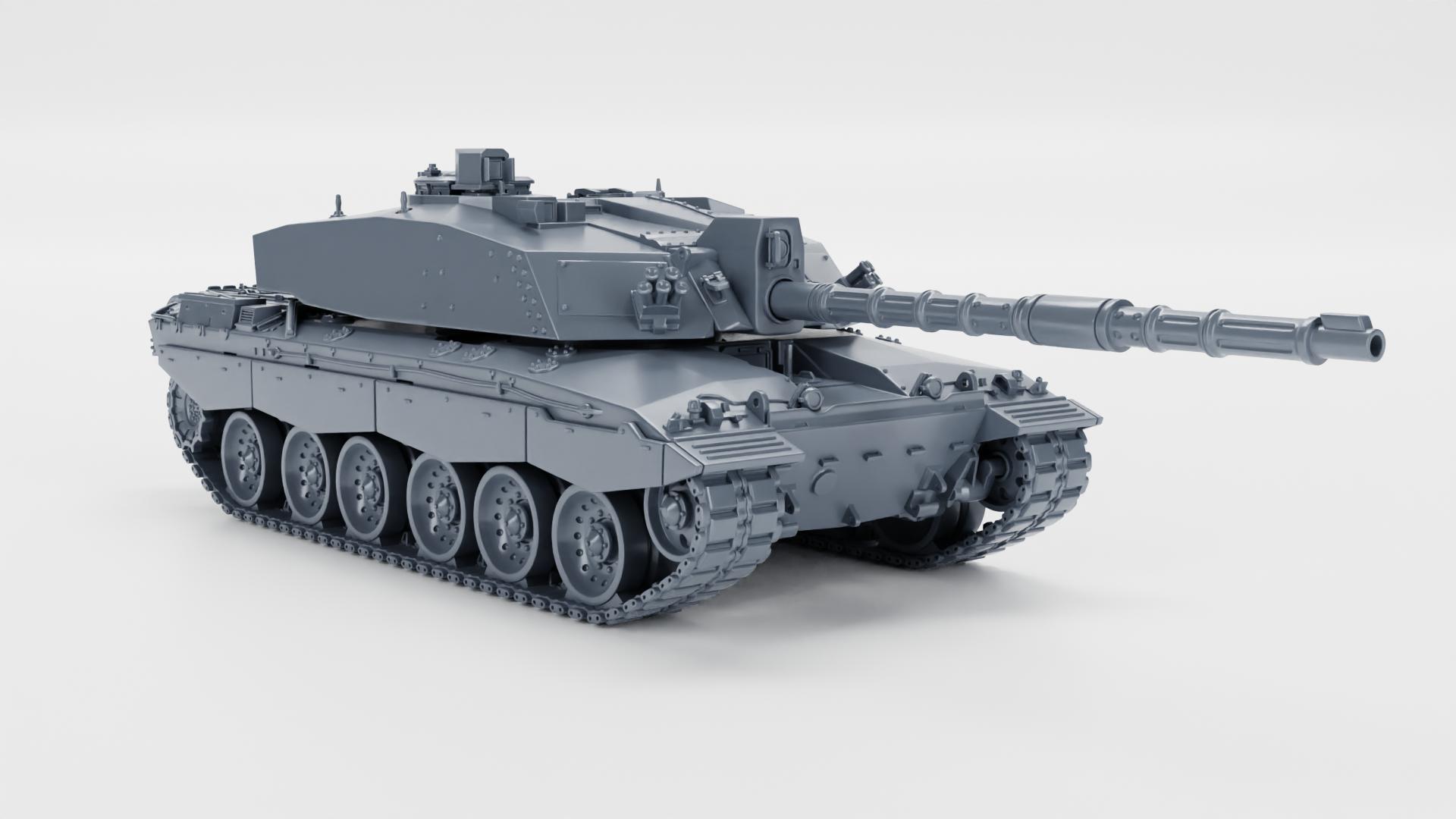 Challenger 2 MBT (UK, Modern era) (1:56 and 1:100 scale) by Wargame3D ...