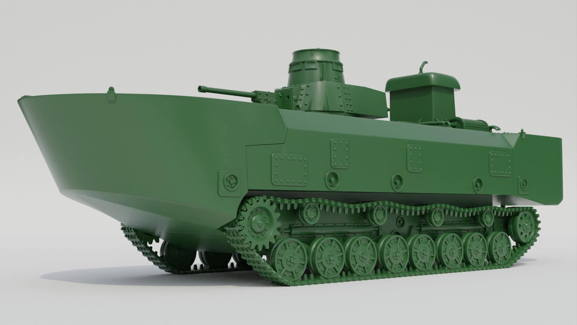 Type 3 Ka-Chi Amphibious Medium Tank +2 Tankmen (Japan, WW2) by ...