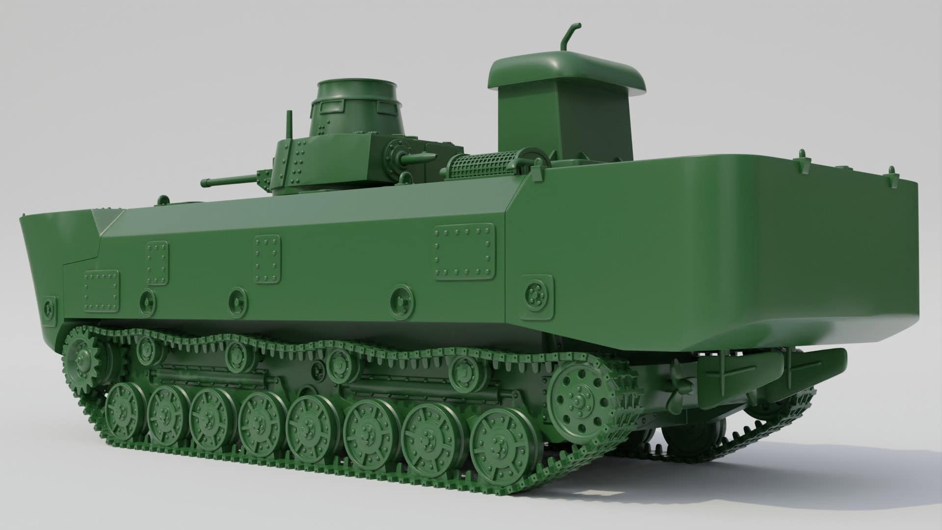 Type 3 Ka-Chi Amphibious Medium Tank +2 Tankmen (Japan, WW2) by ...