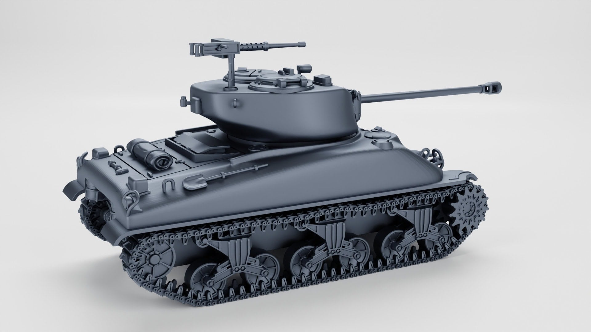 Sherman M4A1 76mm cast hull (US, WW2) by Wargame3D - Wargaming3D