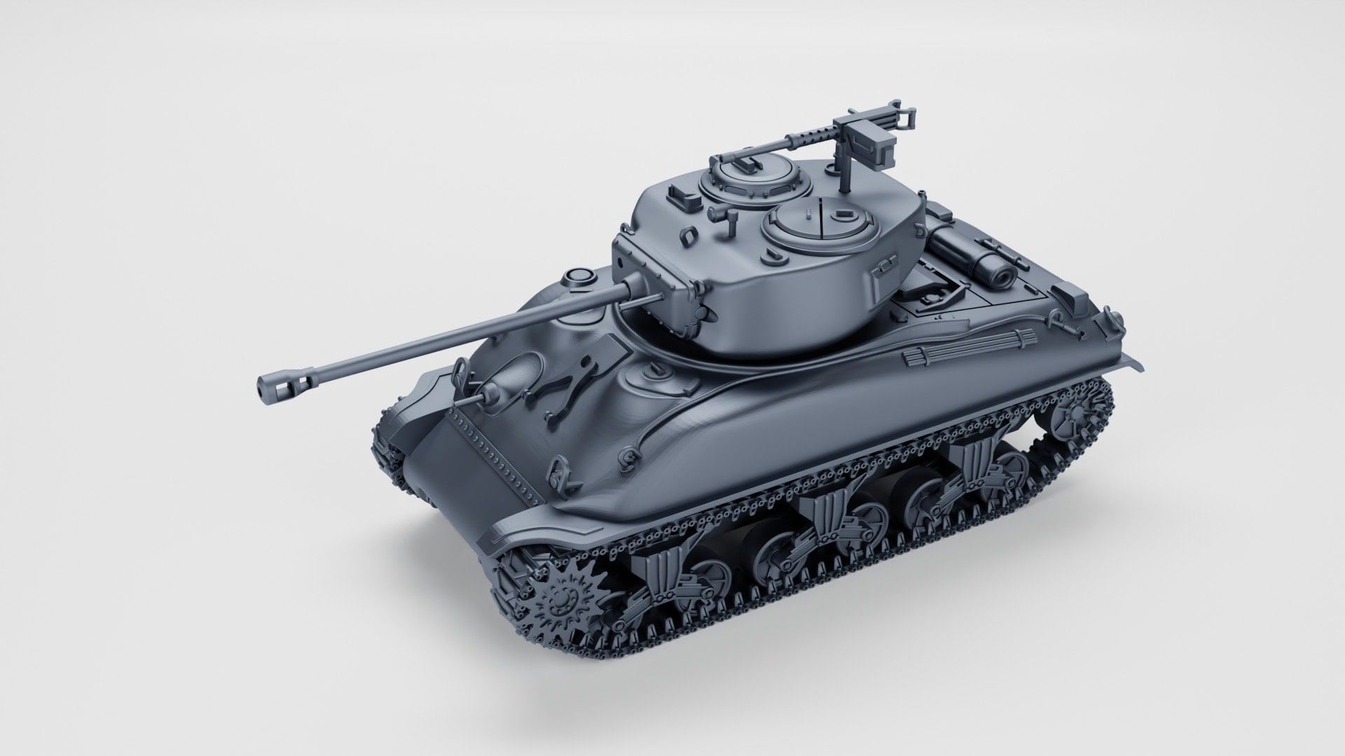 Sherman M4A1 76mm cast hull (US, WW2) by Wargame3D - Wargaming3D