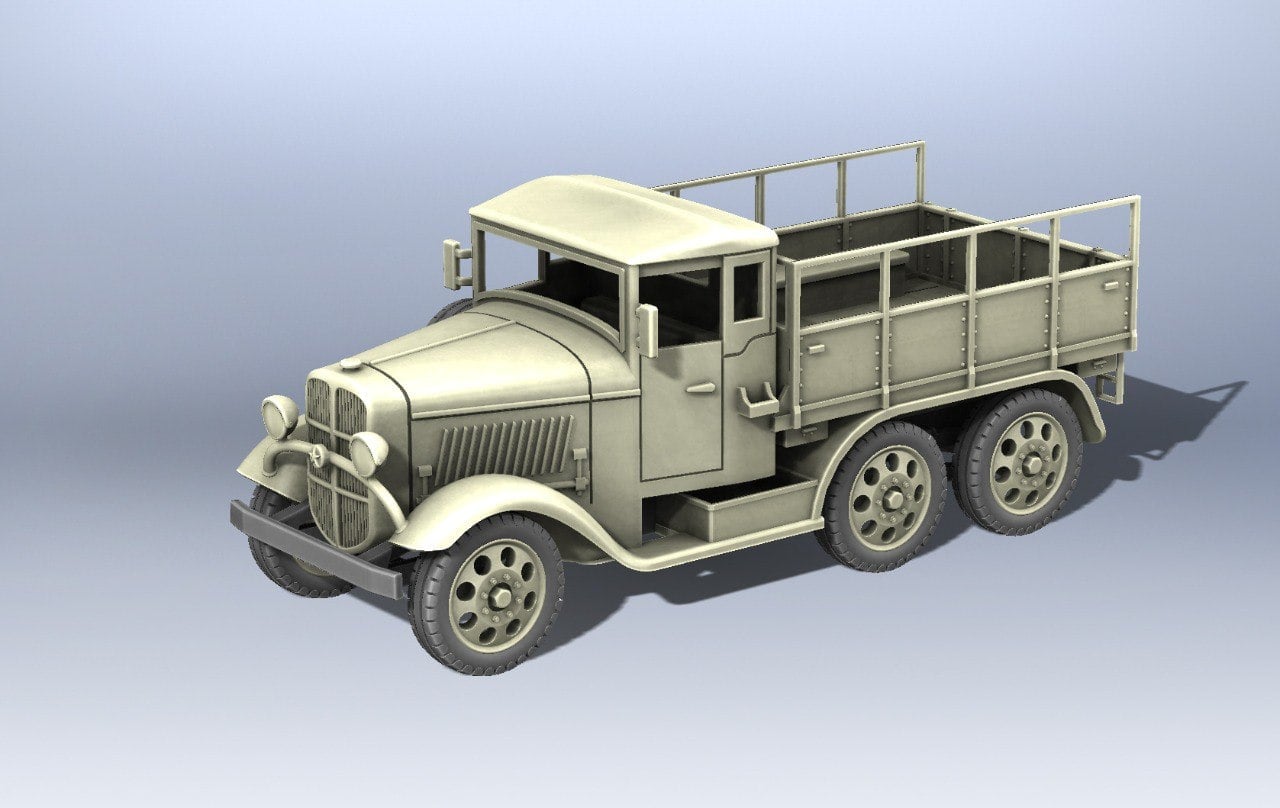 Type 94 Lorry Isuzu 6x6 (Japan, WW2) by Wargame3D - Wargaming3D