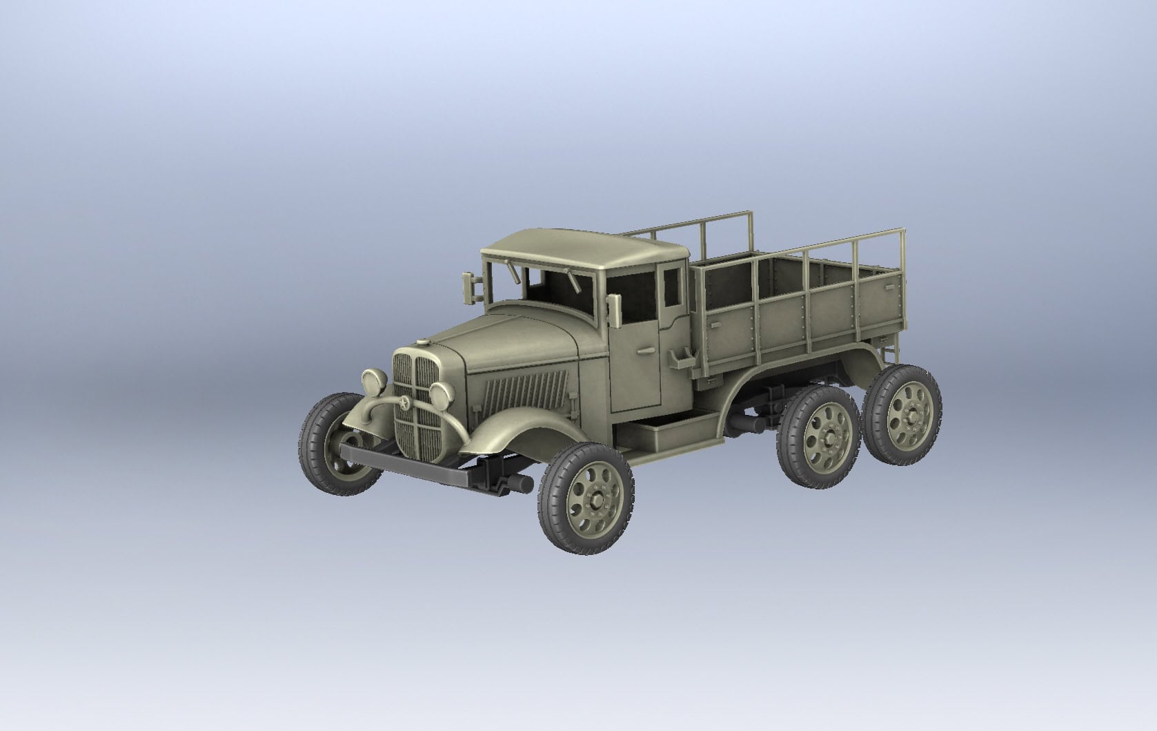 Type 94 Lorry Isuzu 6x6 (Japan, WW2) by Wargame3D - Wargaming3D
