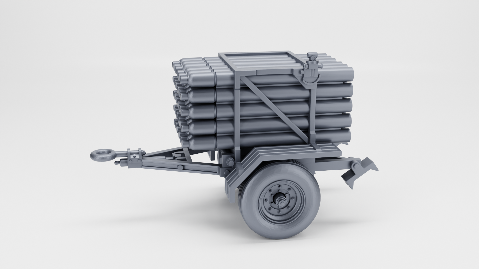 Rocket launcher Land Mattress (UK, WW2) by Wargame3D - Wargaming3D