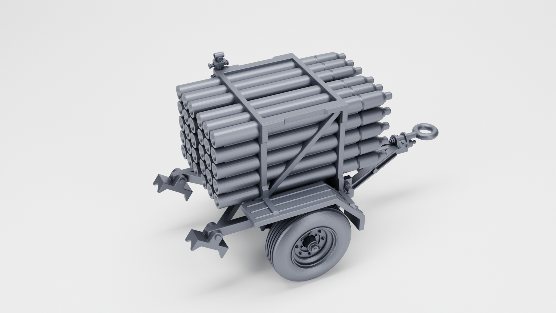 Rocket launcher Land Mattress (UK, WW2) by Wargame3D - Wargaming3D