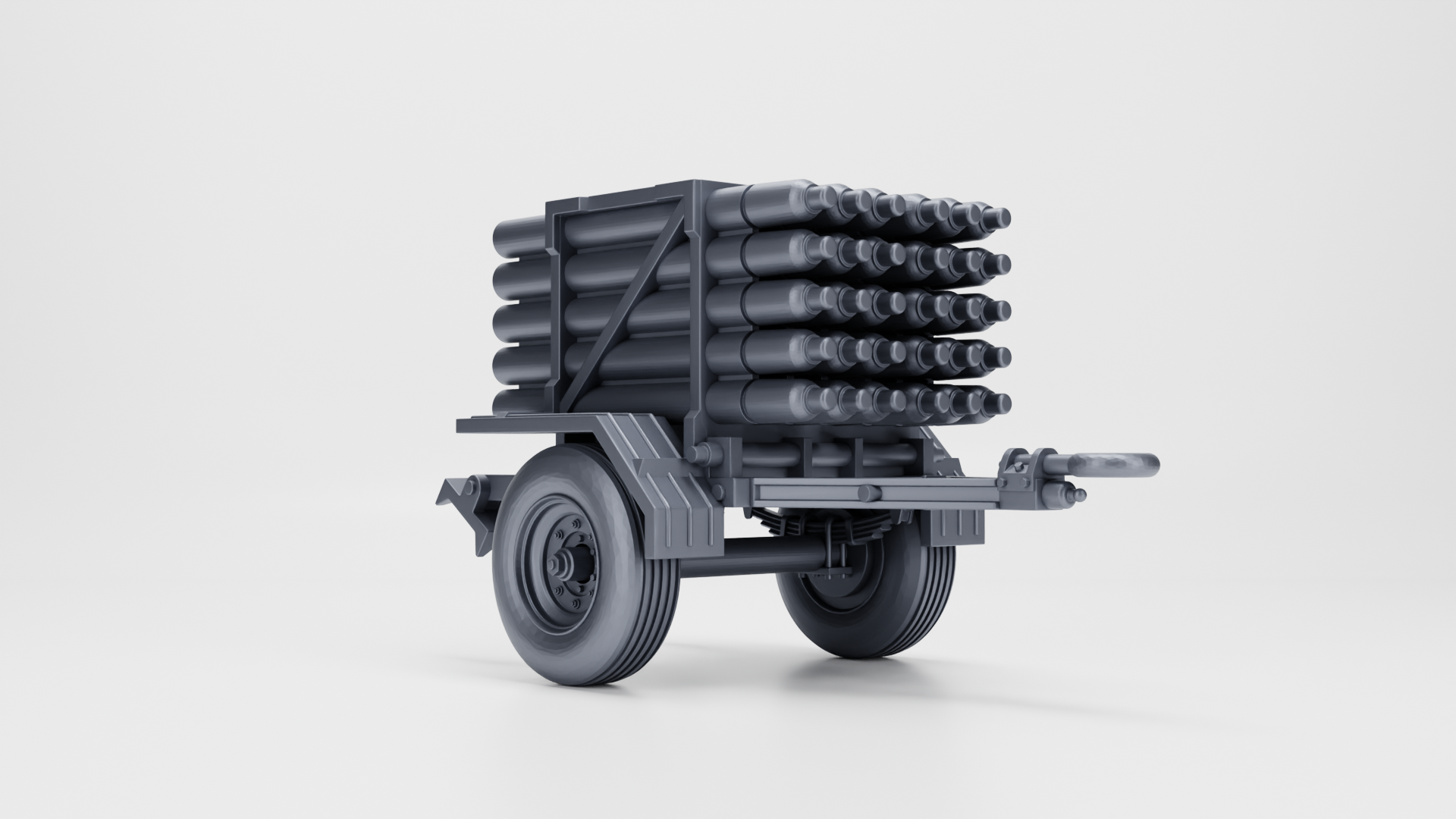 Rocket launcher Land Mattress (UK, WW2) by Wargame3D - Wargaming3D