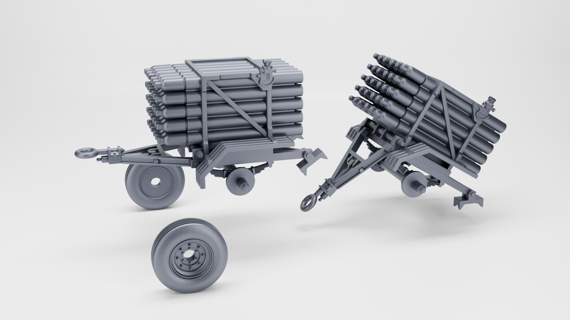 Rocket launcher Land Mattress (UK, WW2) by Wargame3D - Wargaming3D